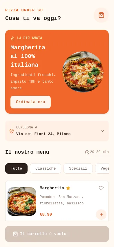 Pizza Order Go