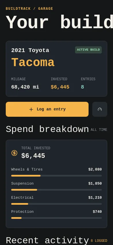 BuildTracker Mobile