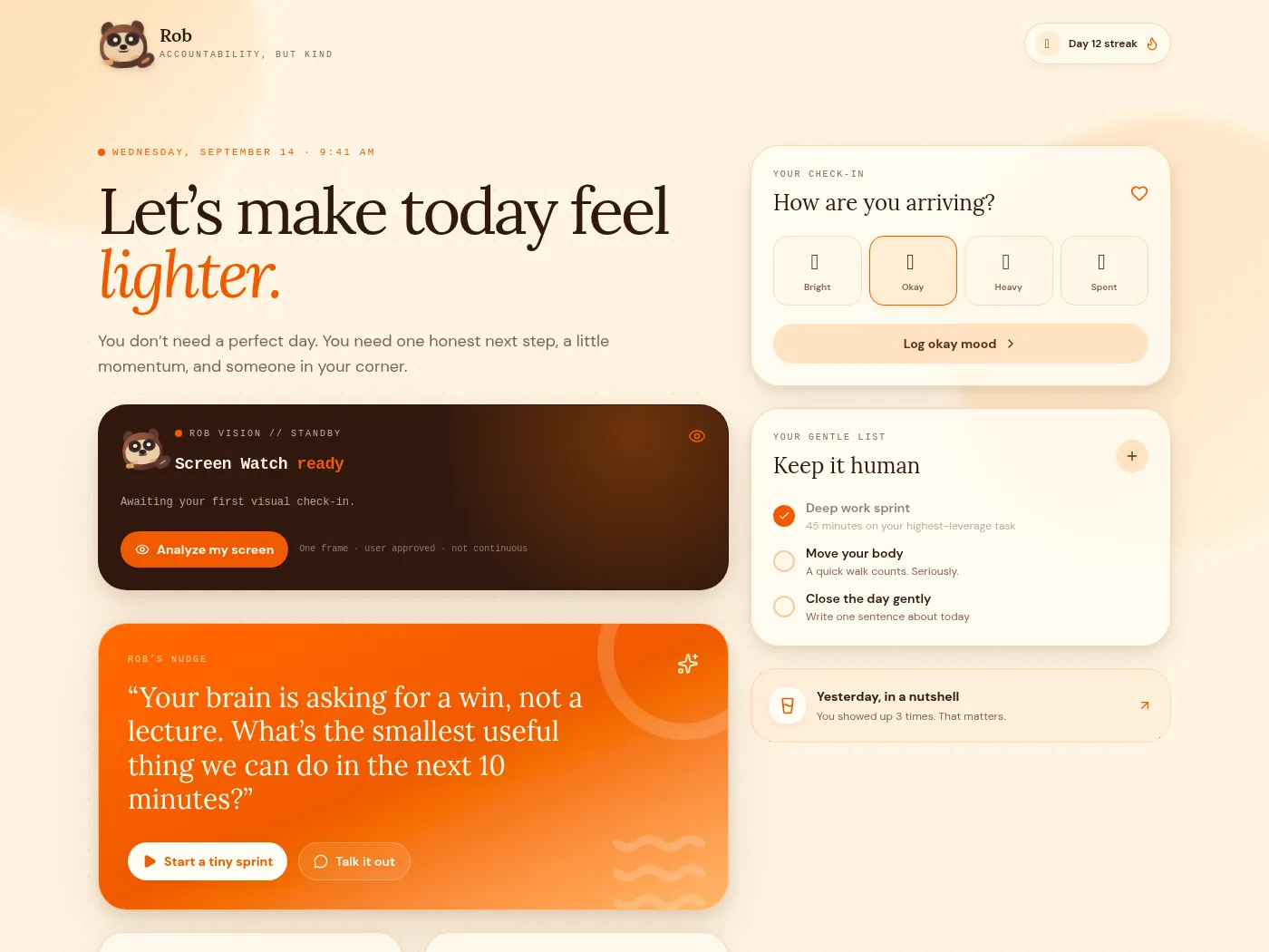 Rob AI Accountability Coach