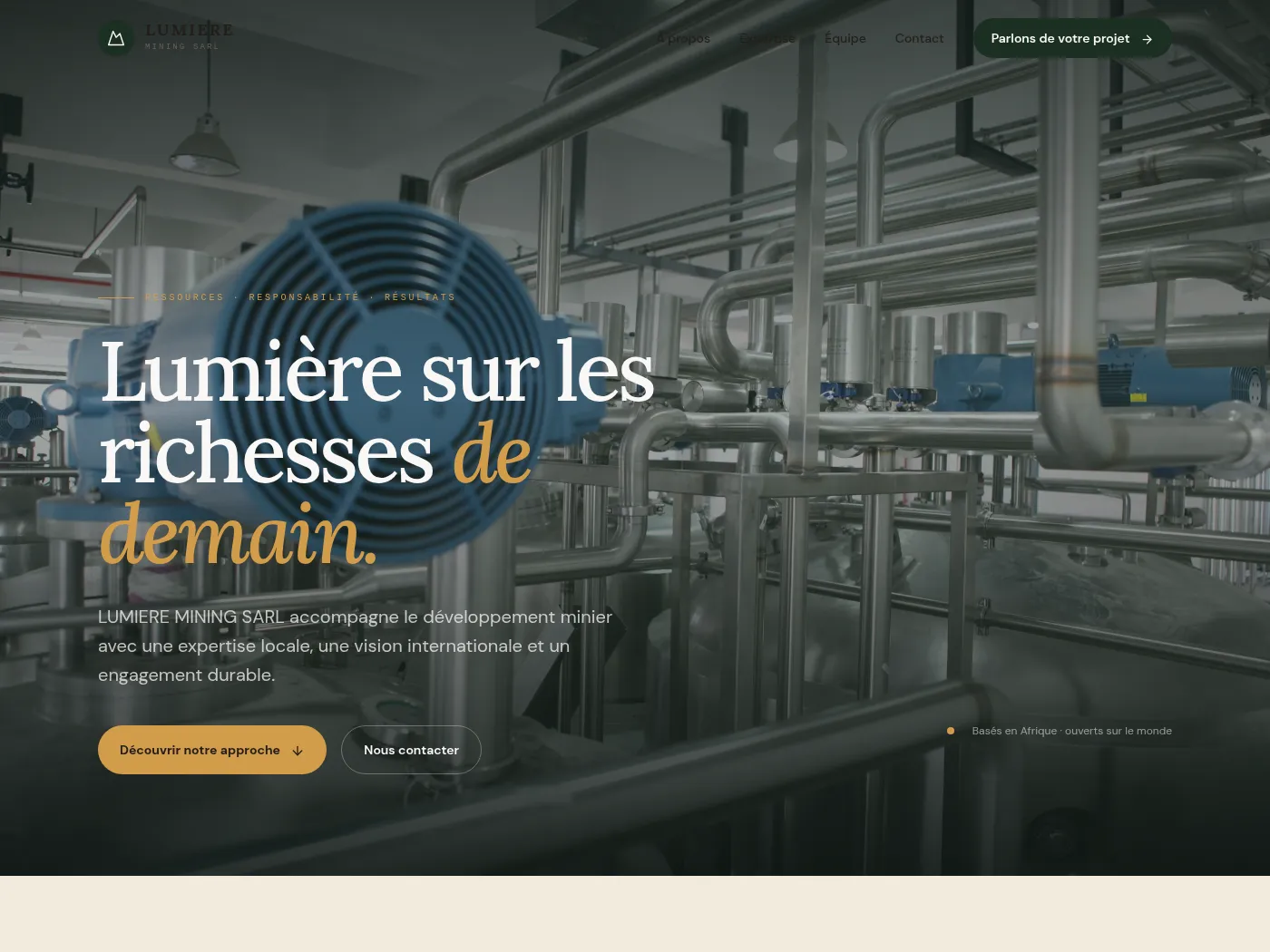 LUMIERE Mining Web Presence