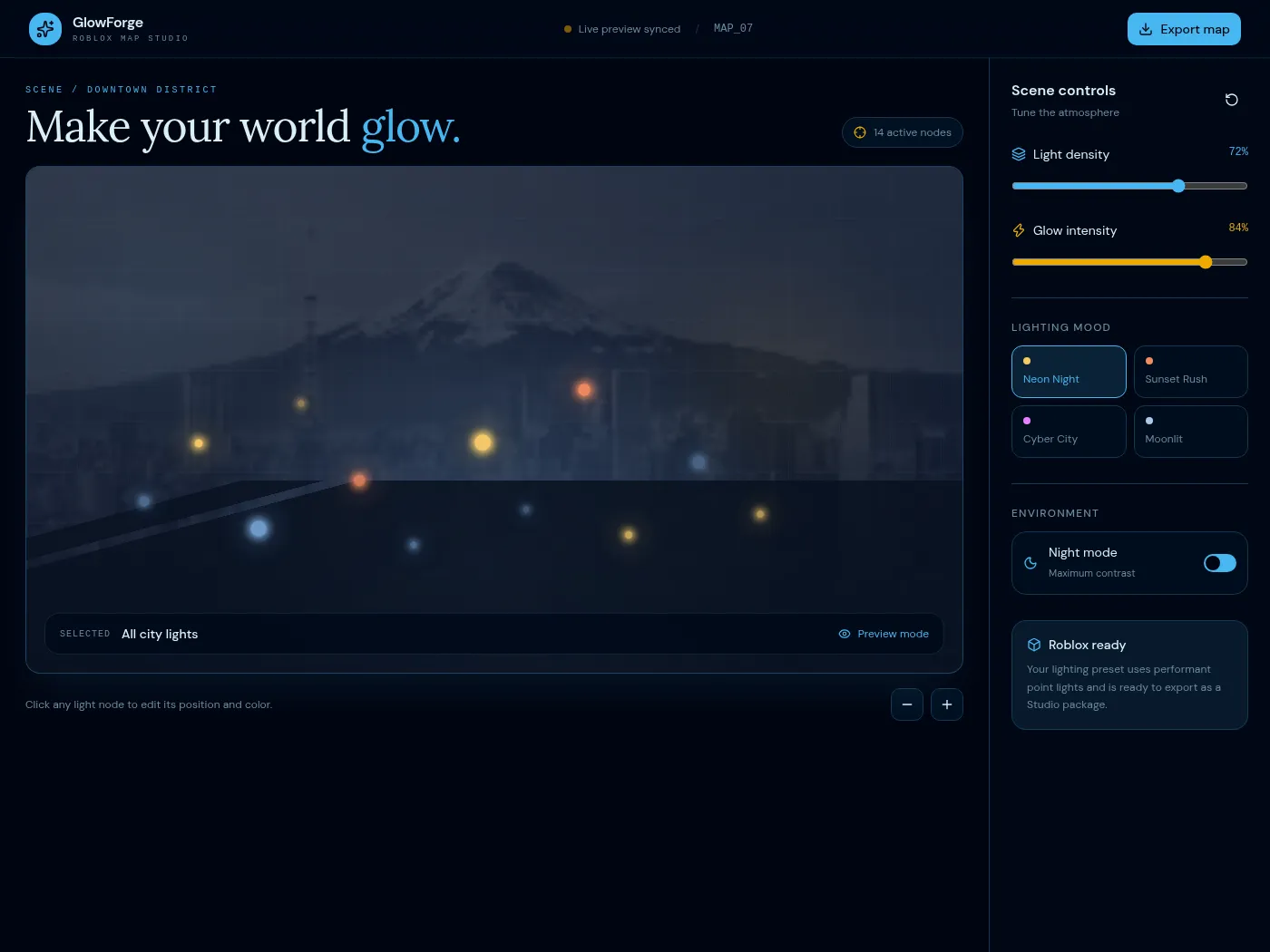 Roblox Map Glow