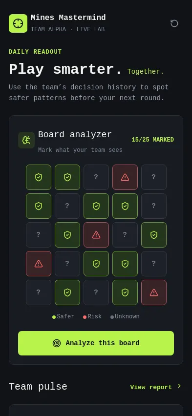 Mines Mastermind