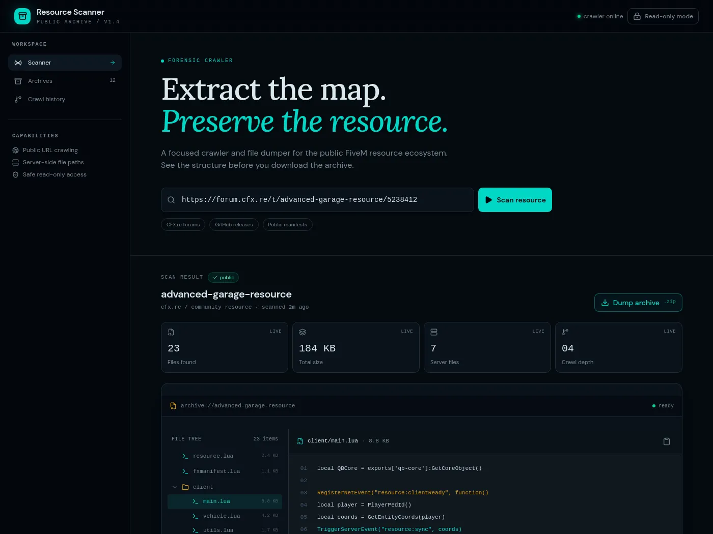 FiveM Resource Scanner