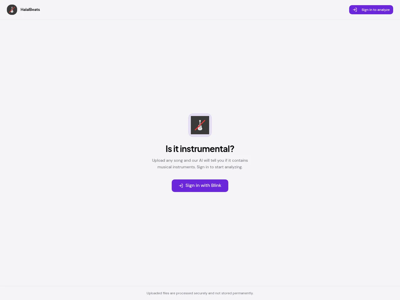 Instrument Detector App