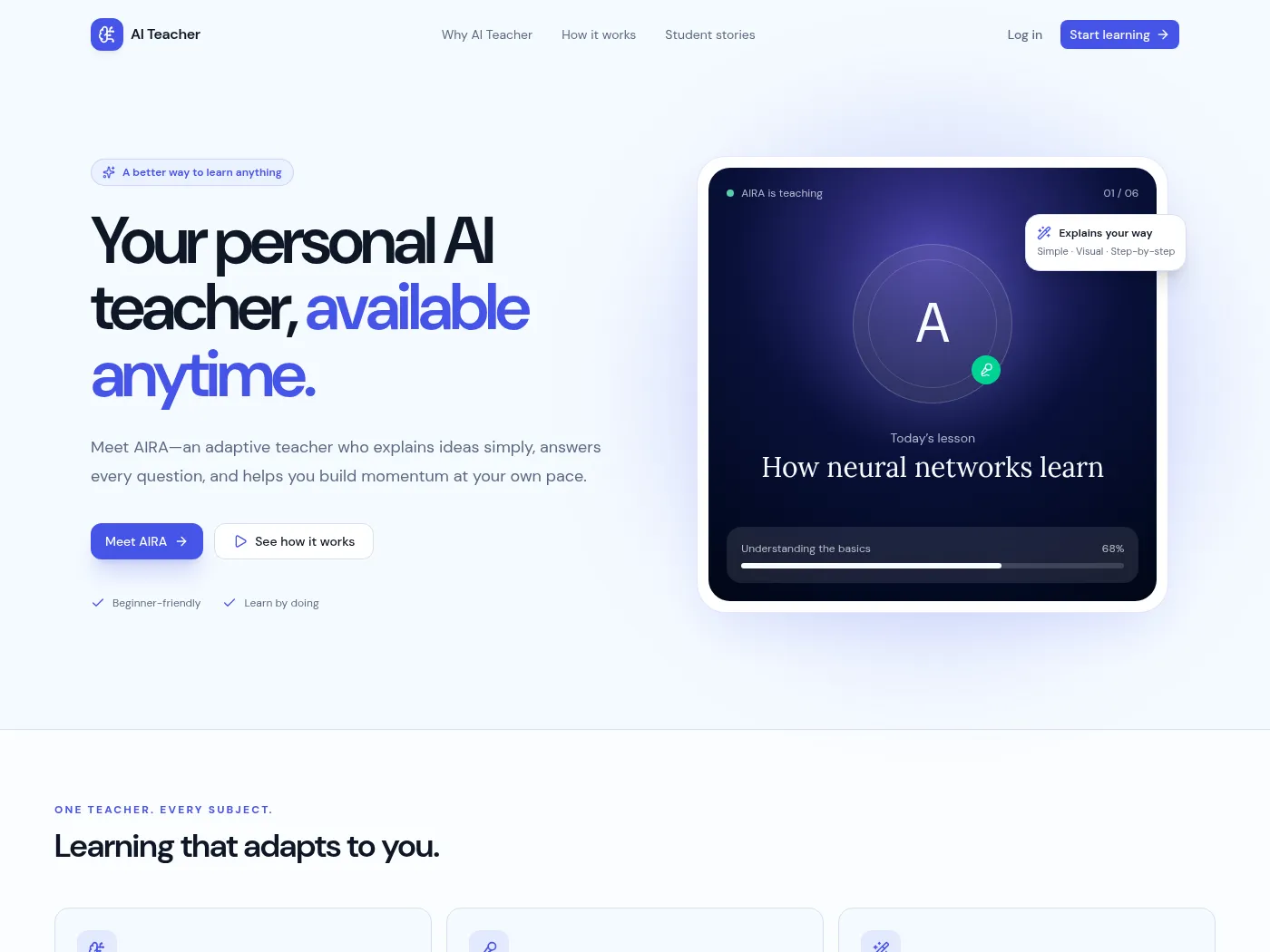 AI Teacher Classroom