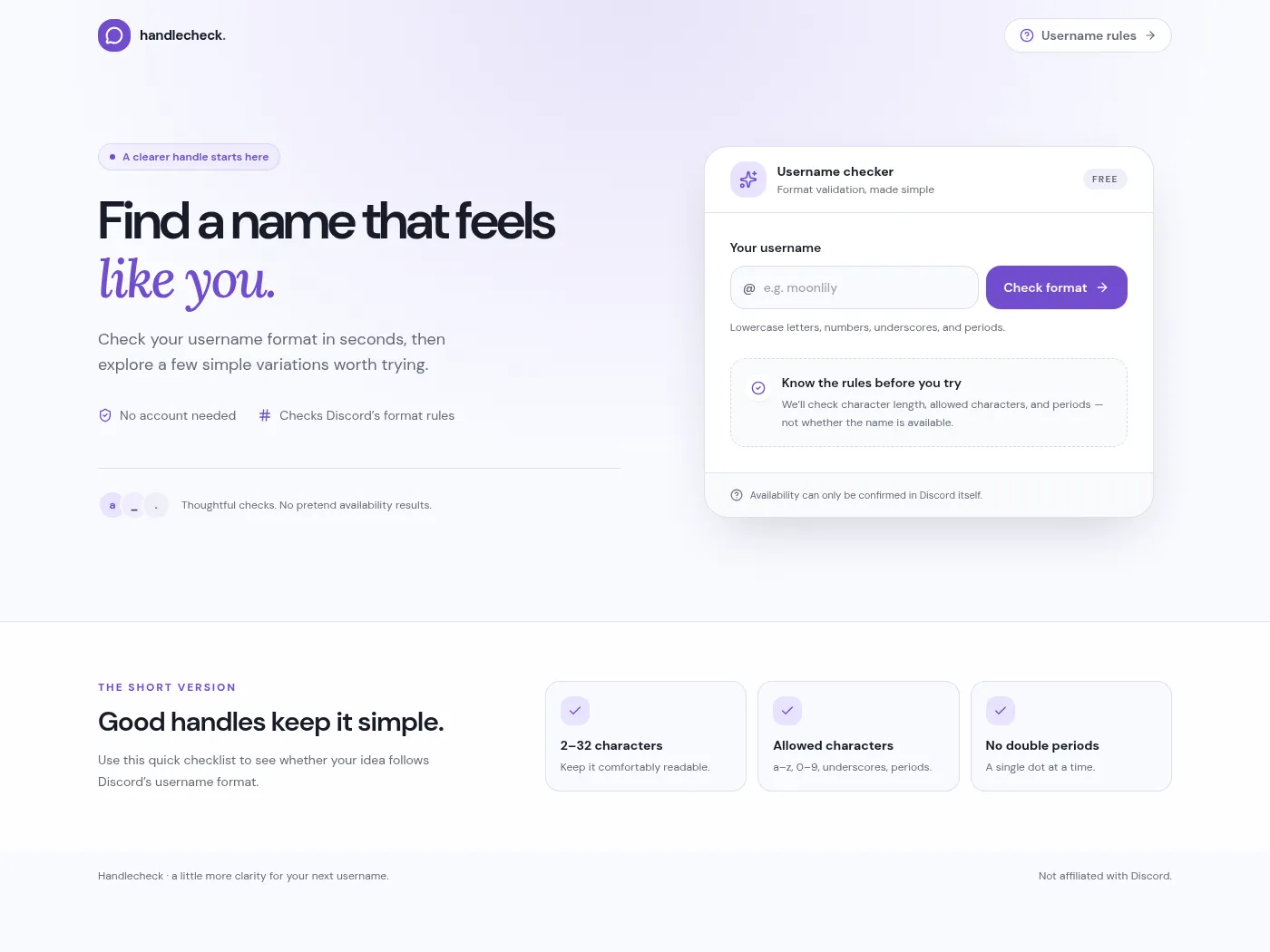 Discord Username Checker