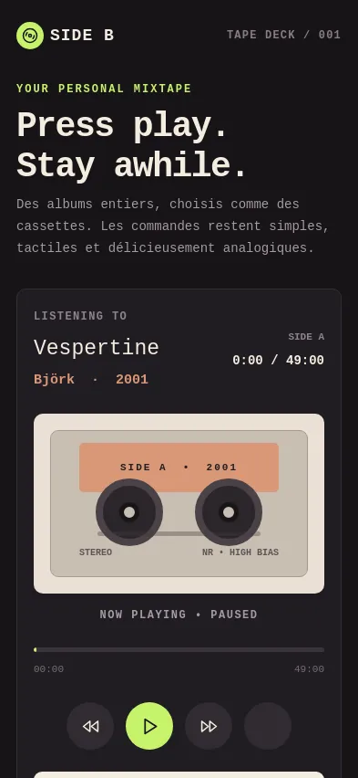 Cassette Tape Player