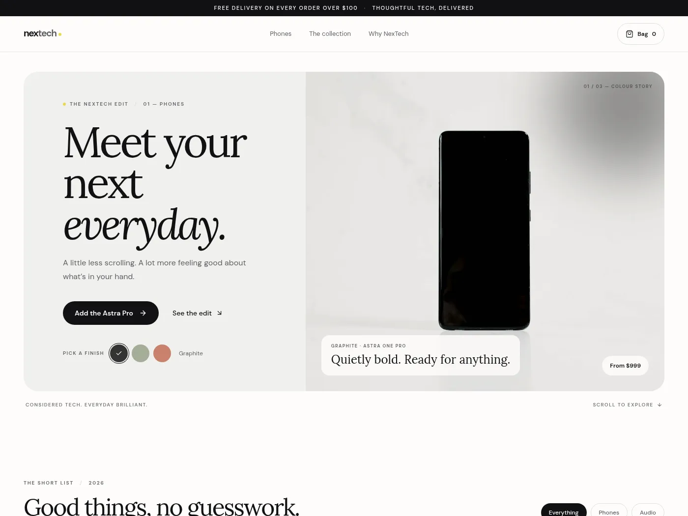 NexTech Electronics Portal