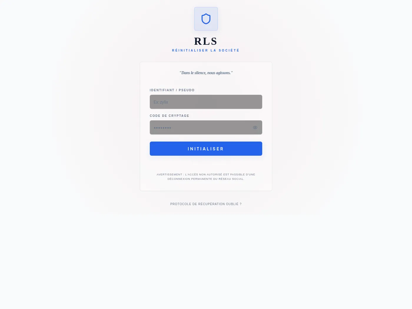 RLS Secret Dashboard