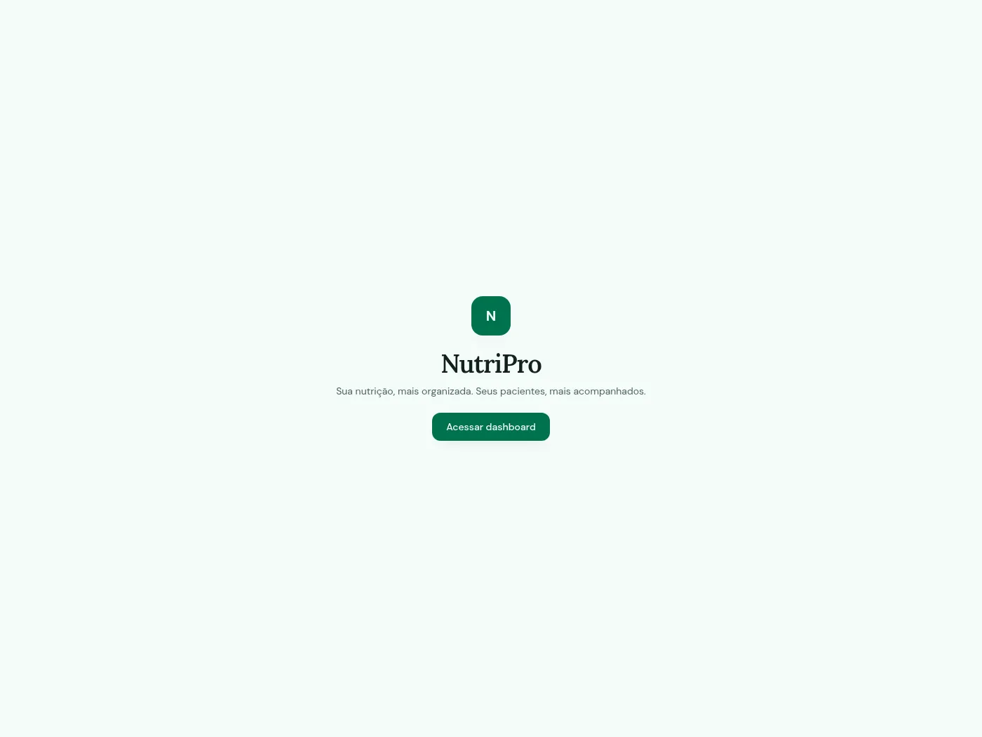 NutriPro SaaS Platform
