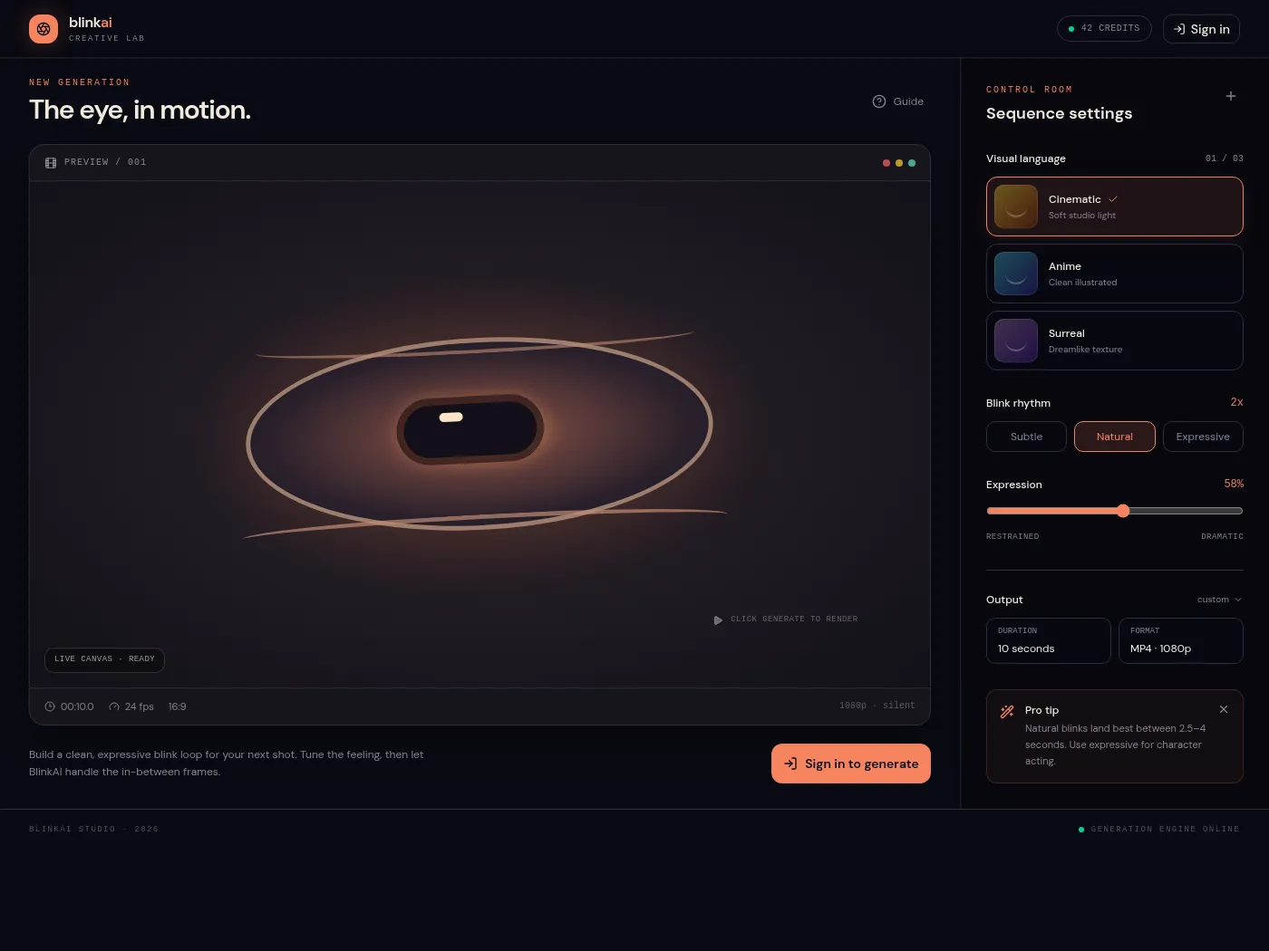 BlinkAI Video Creator