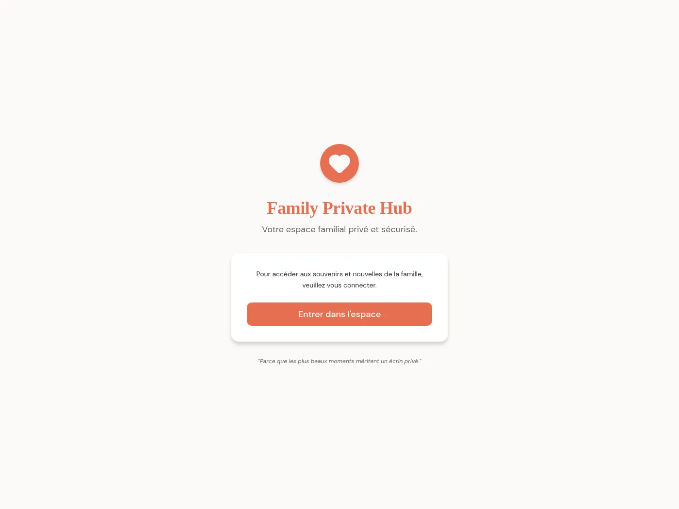 Family Private Hub