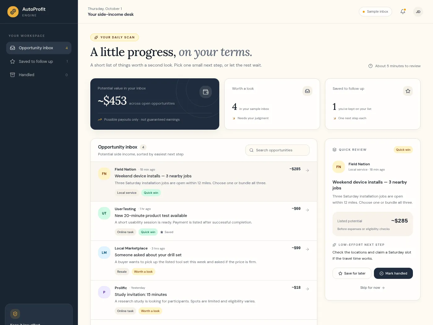 AutoProfit Engine