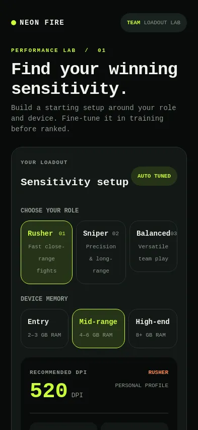 Neon Fire Optimizer