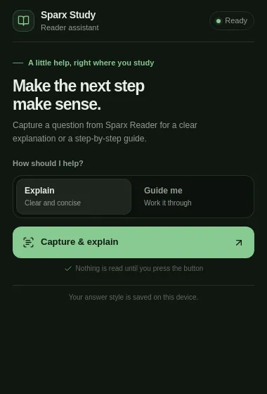 Sparx Study Extension