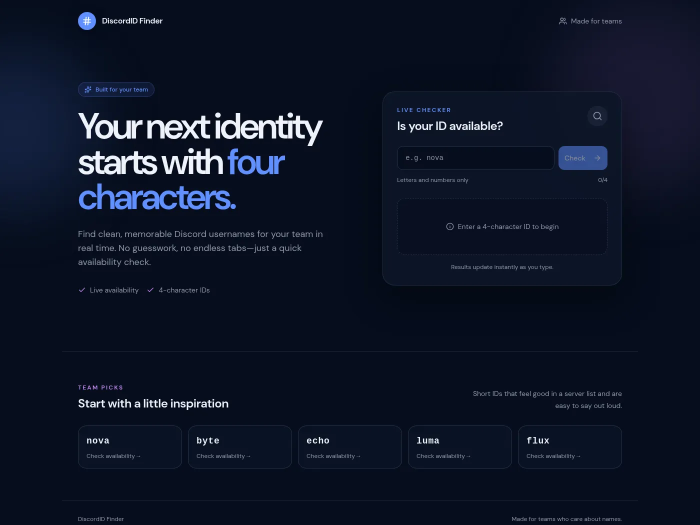 DiscordID Finder