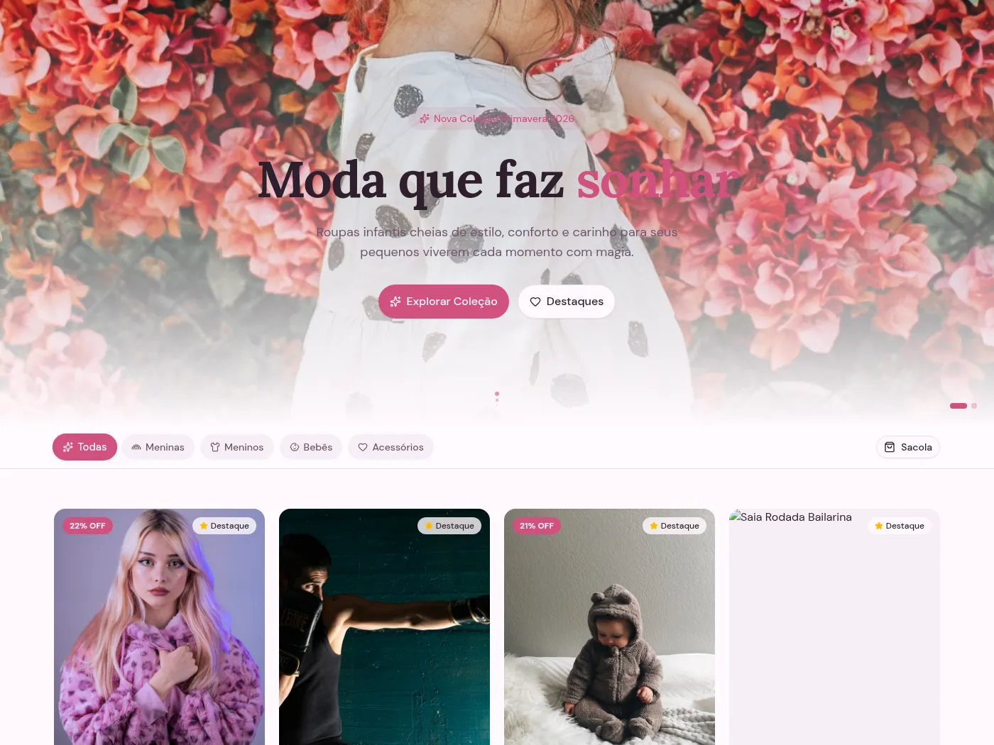 Sonho de Criança Moda Infantil