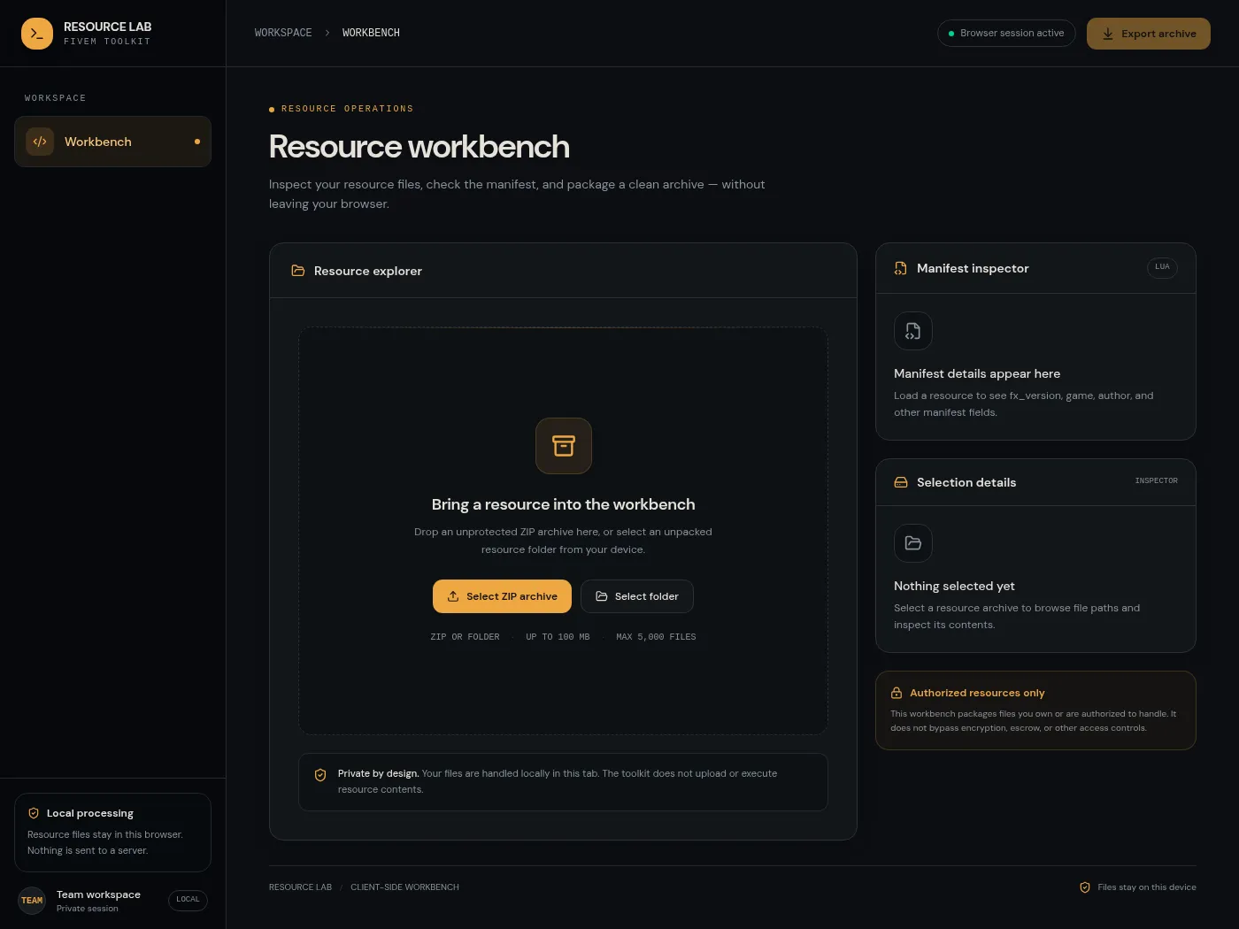 FiveM Resource Toolkit
