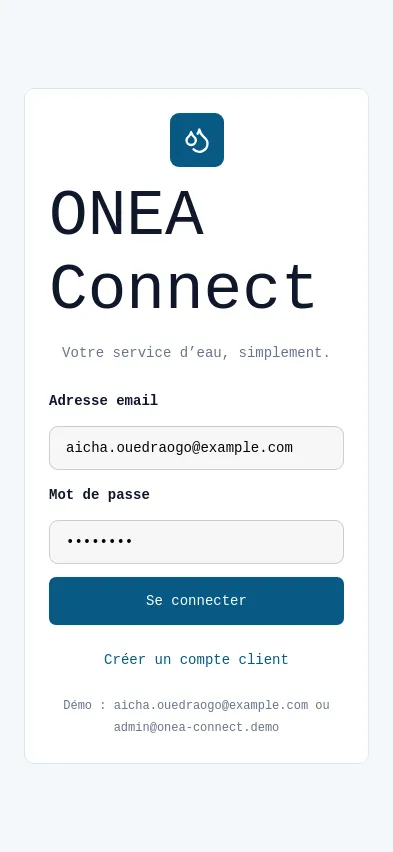 ONEA Connect Mobile