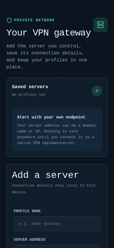 Custom VPN Connect