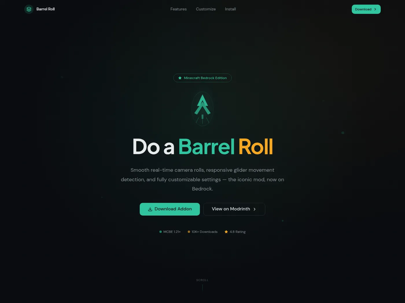 Barrel Roll Glider Addon