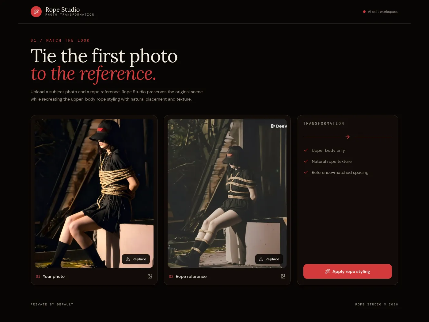Photo Rope Editor
