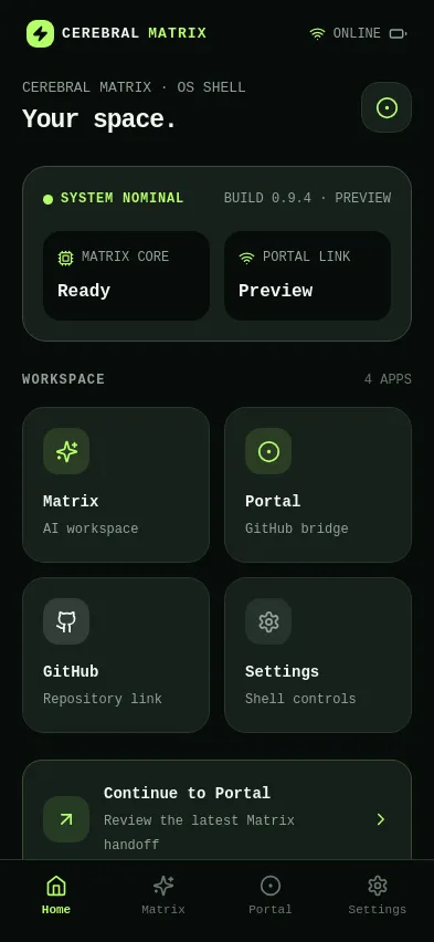 Cerebral Matrix Mobile