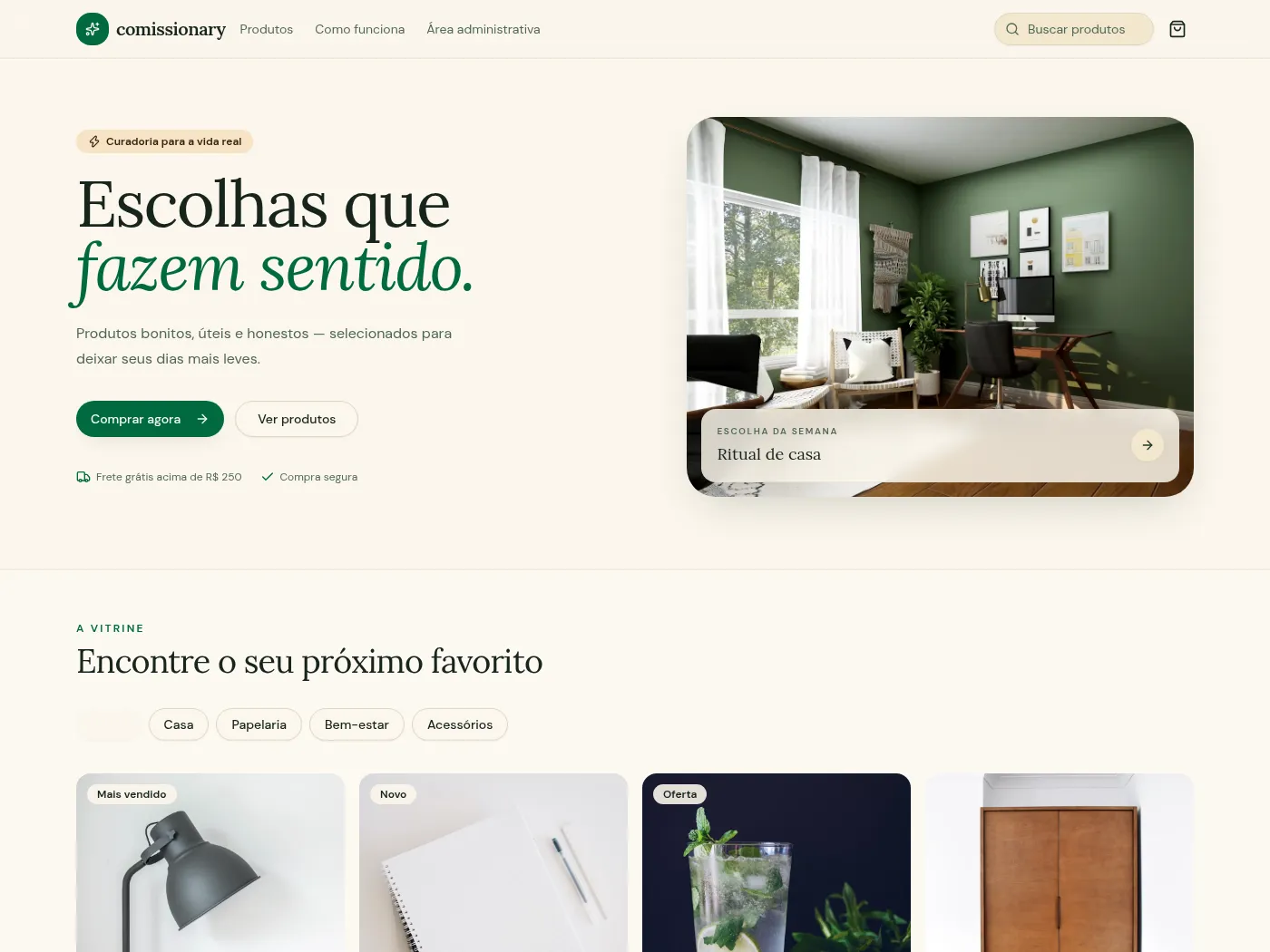 Comissionary E-commerce Suite