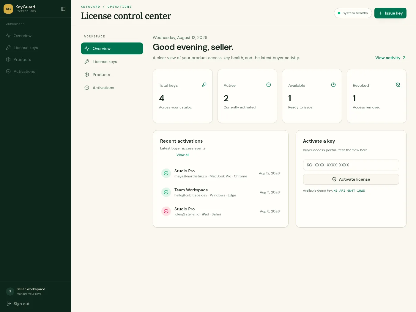 KeyGuard Manager