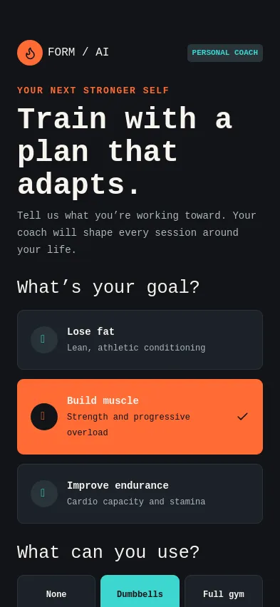 AI Workout Coach