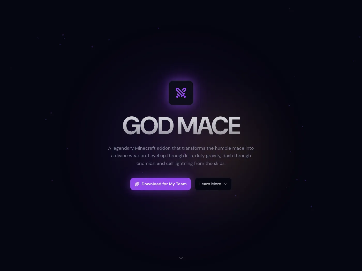 God Mace Minecraft Addon