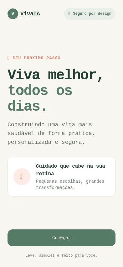 VivaIA Wellness App