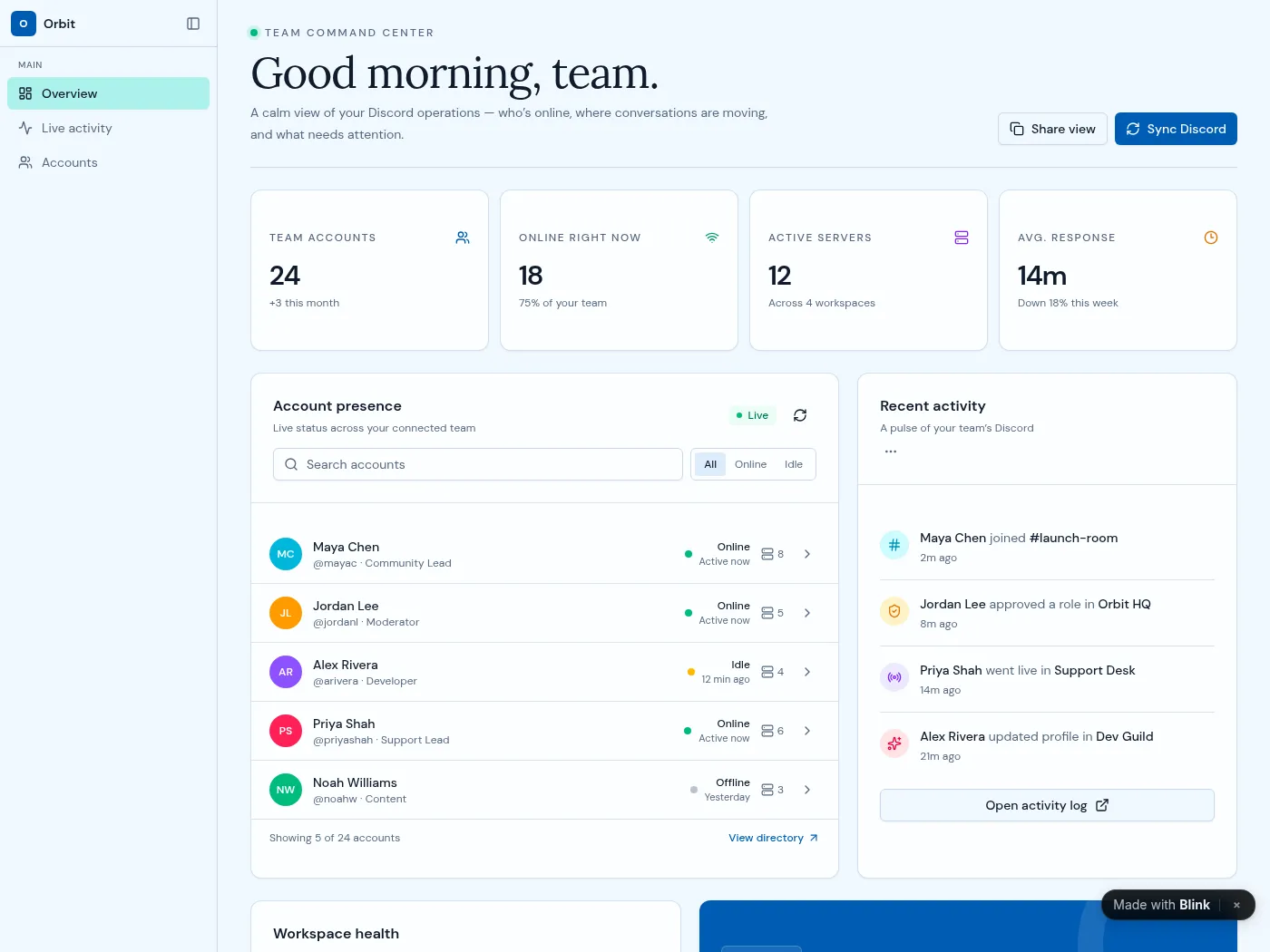 Discord Account Tracker