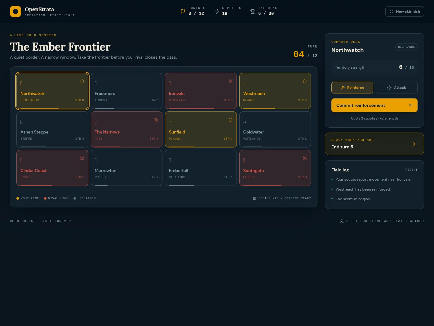 OpenStrategy Game