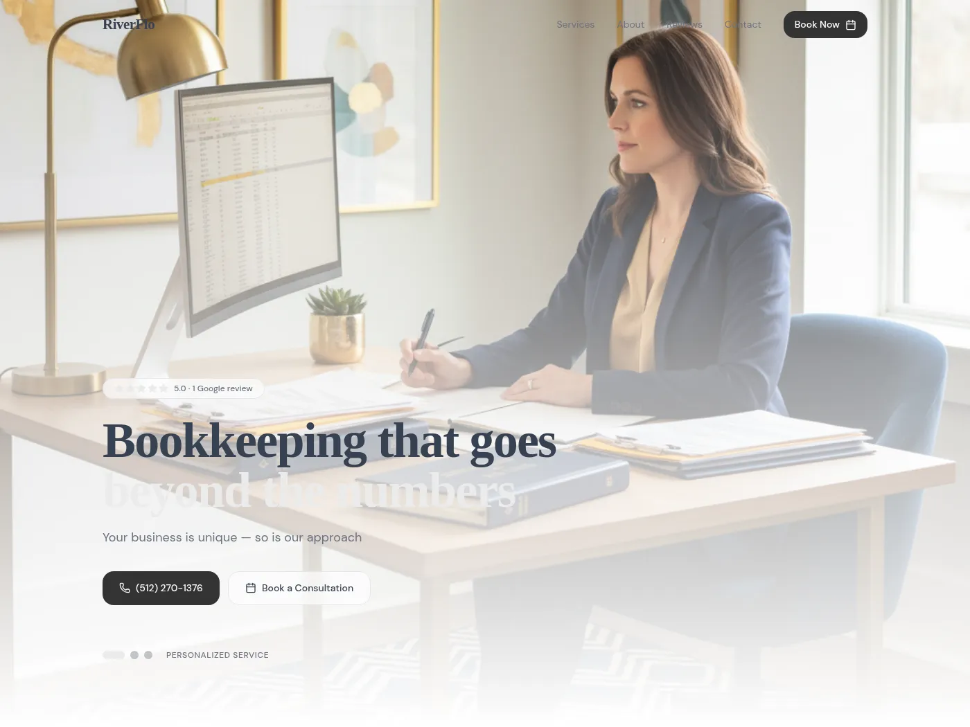 RiverFlo Bookkeeping Site