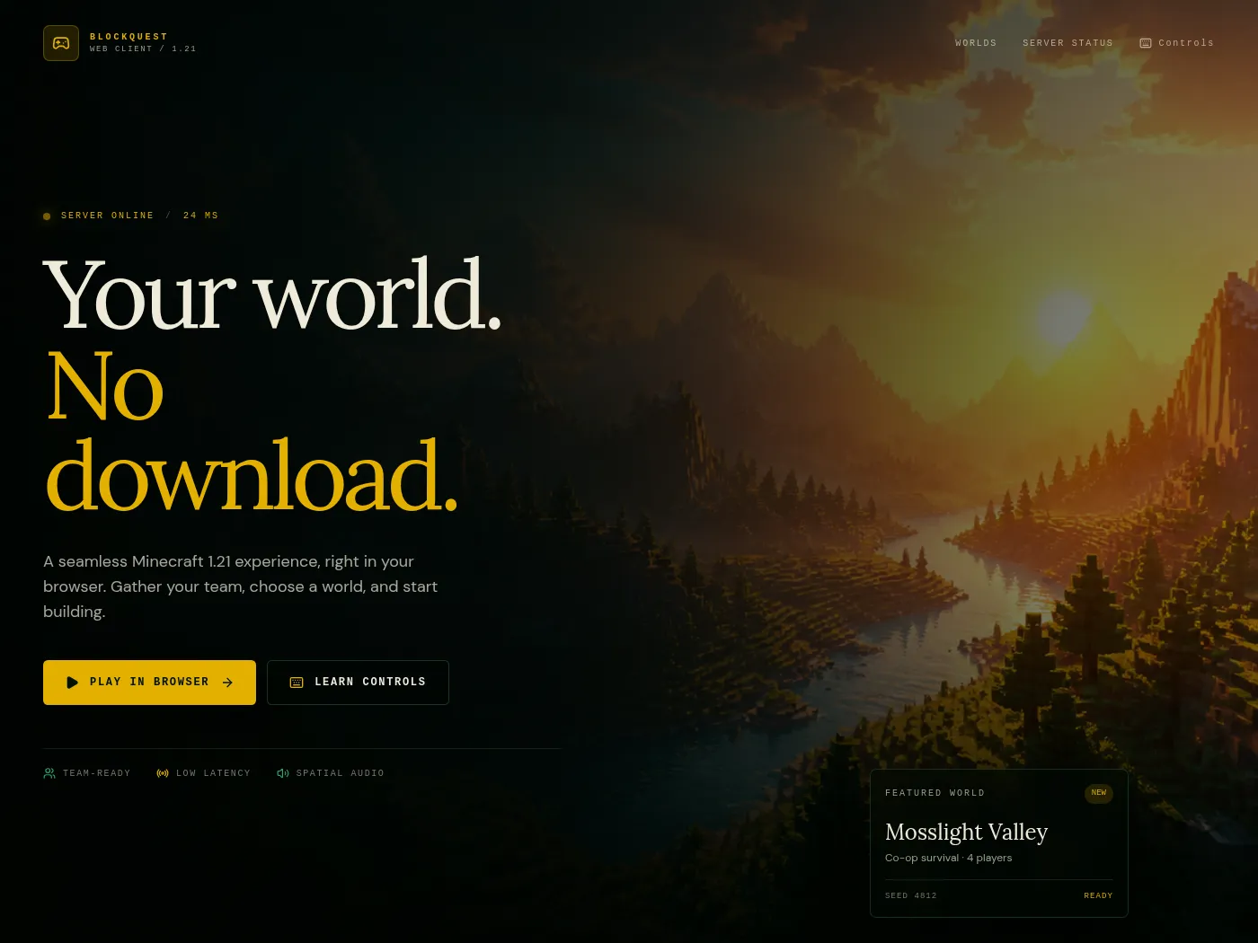 BlockQuest Web Client