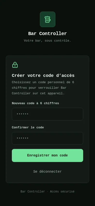 Bar Controller Mobile