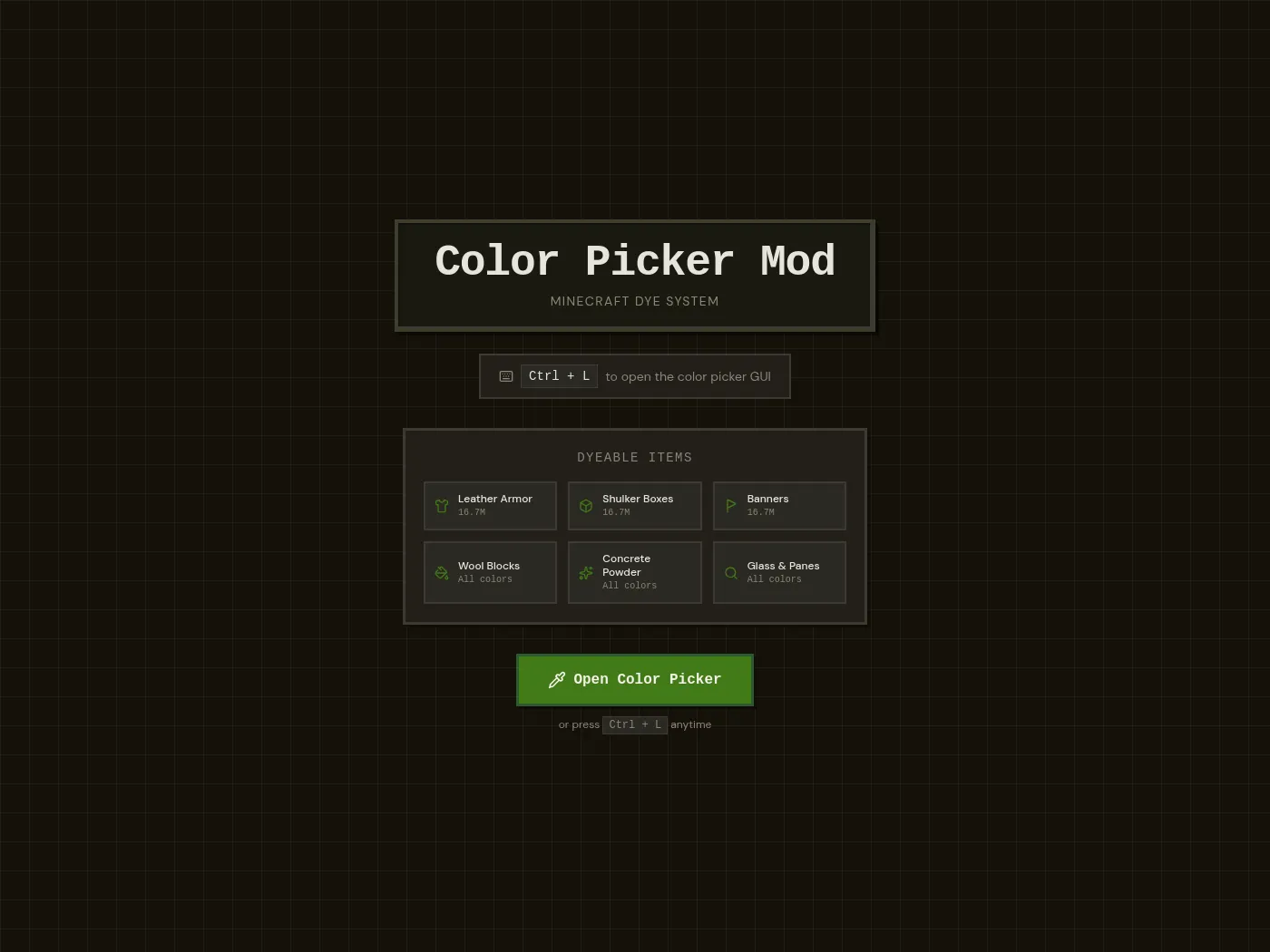 Color Picker Mod GUI
