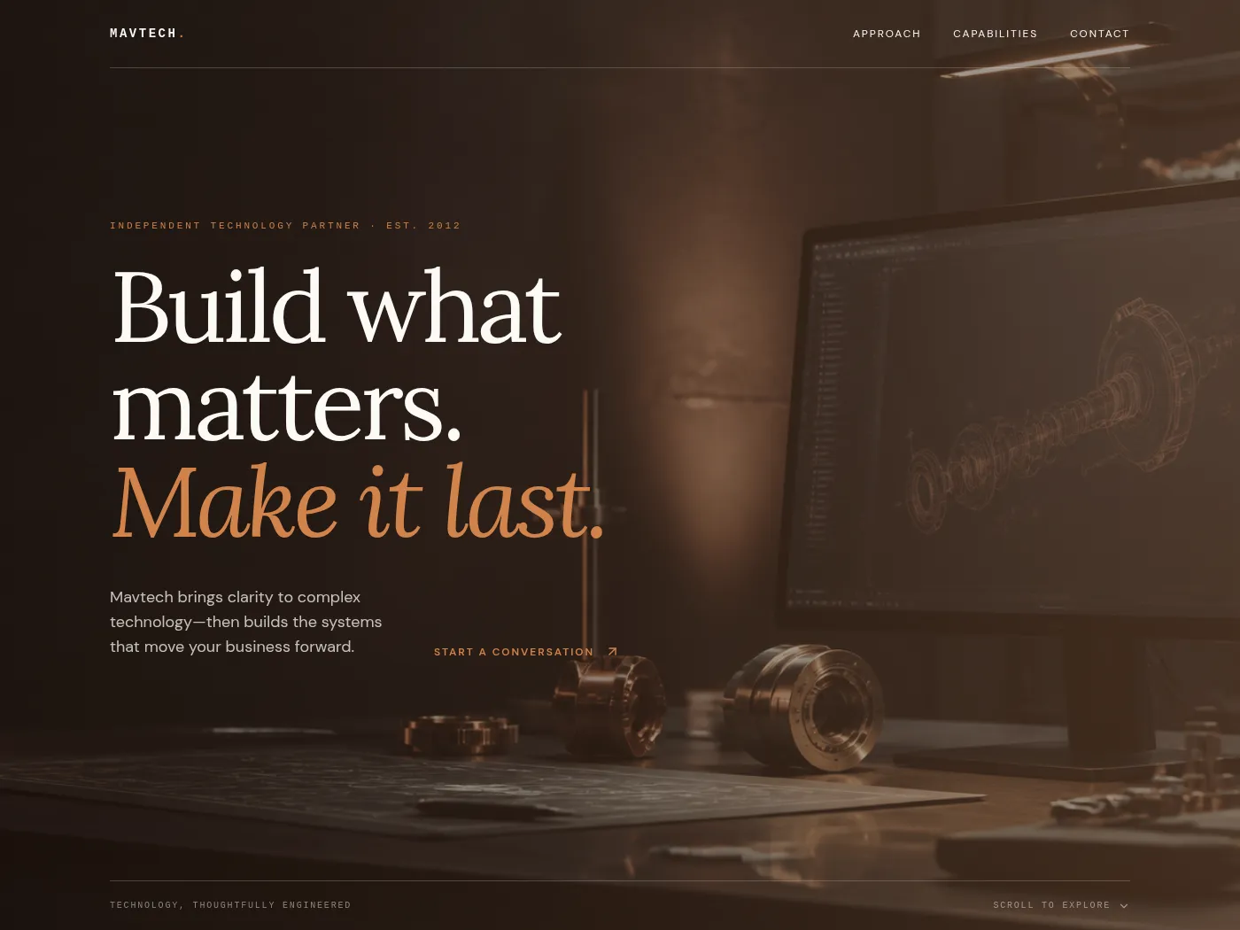 Mavtech Company Site