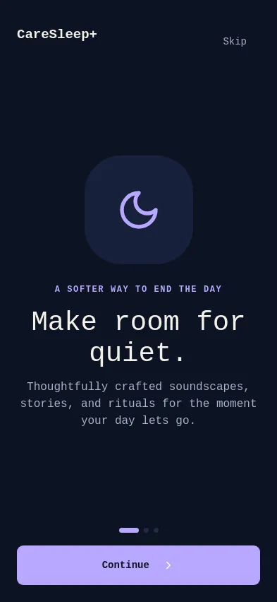 CareSleep+ Modern Sleep Aid