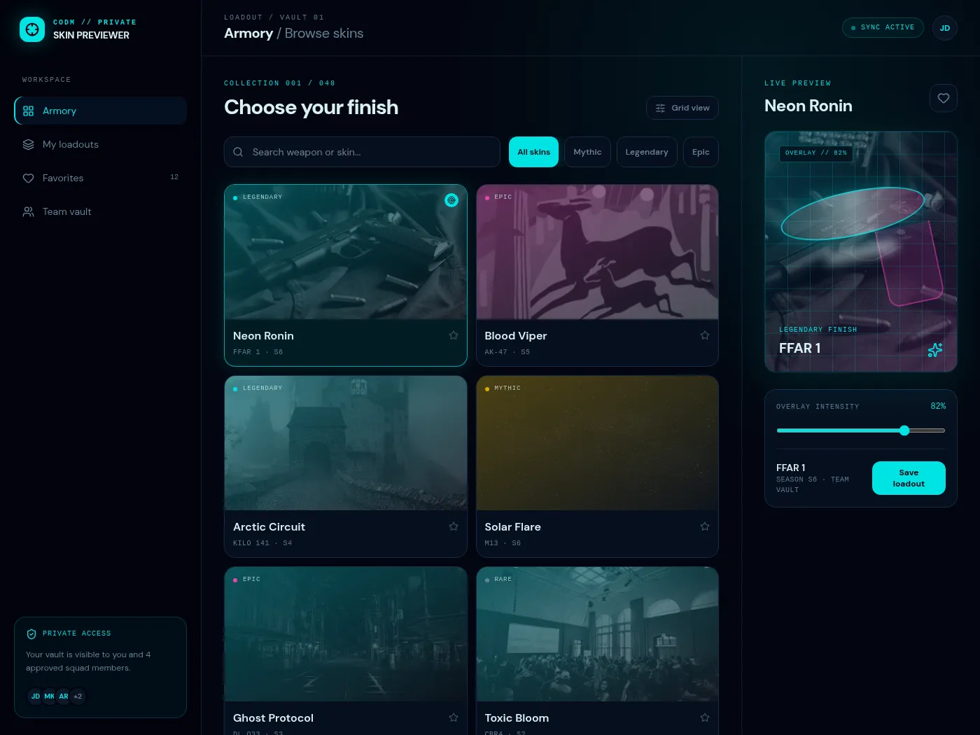 CODM Skin Previewer