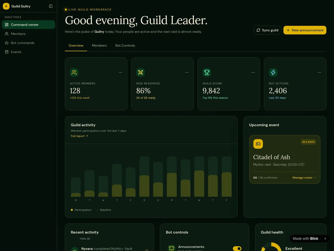 Guild Guliry Bot
