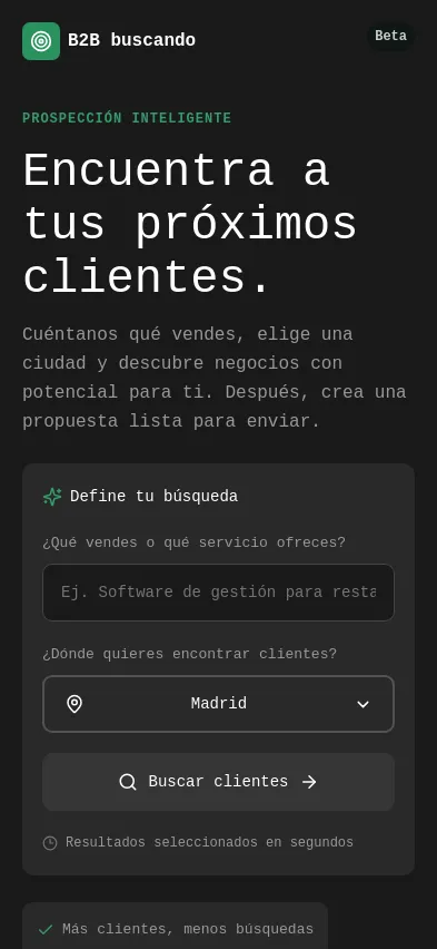 B2B Buscando