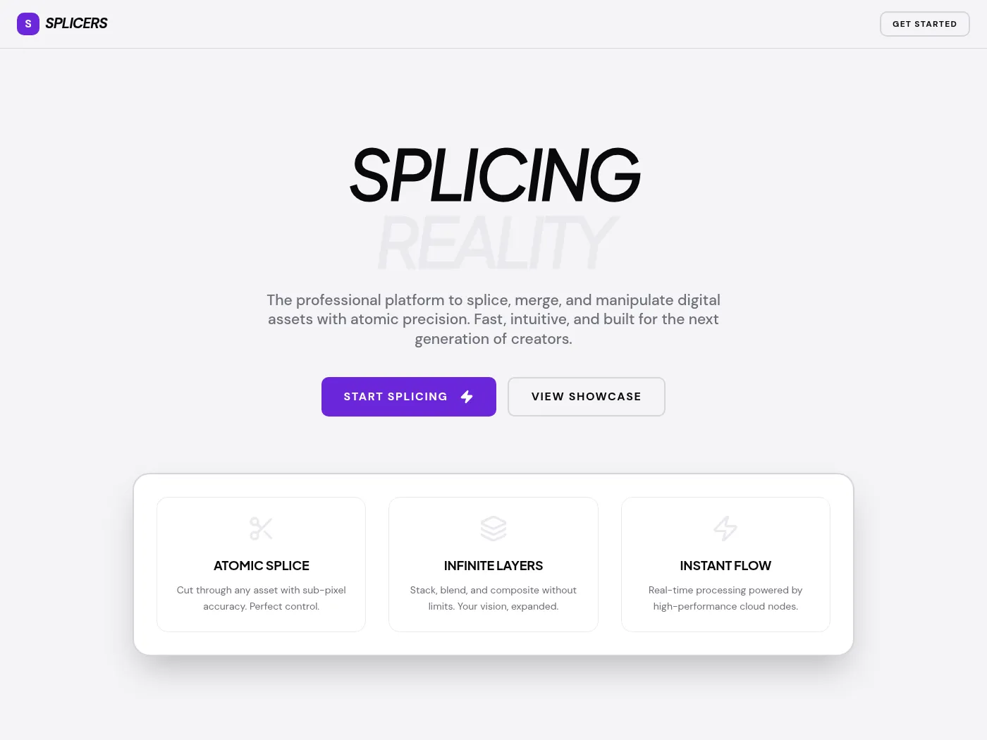 Splicers Web App