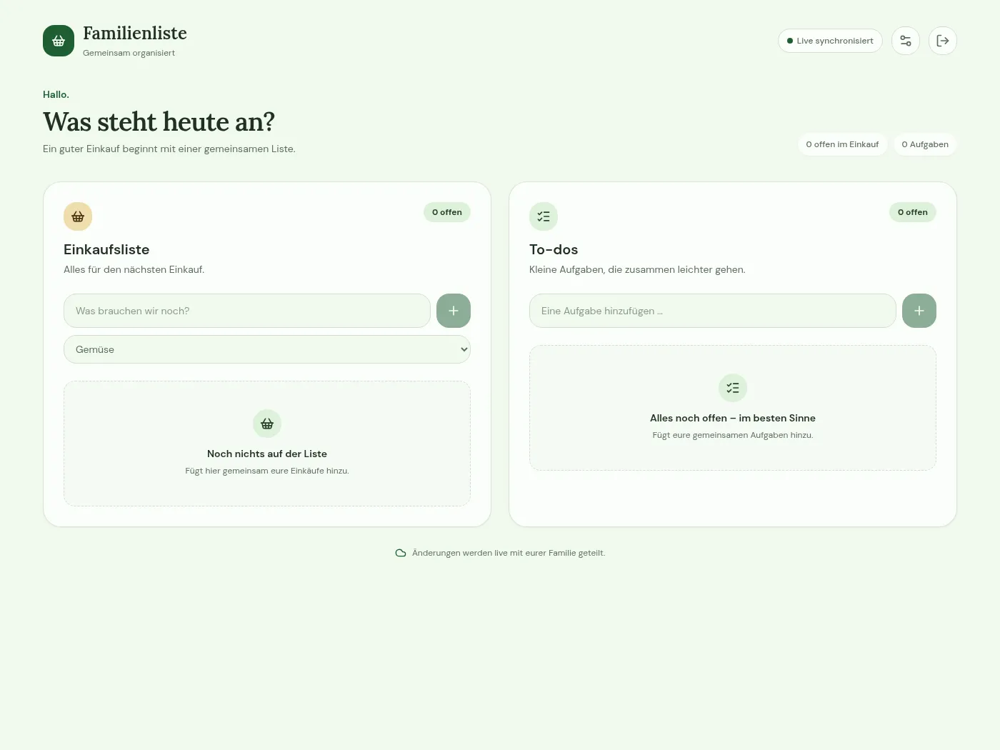 Family List Hub