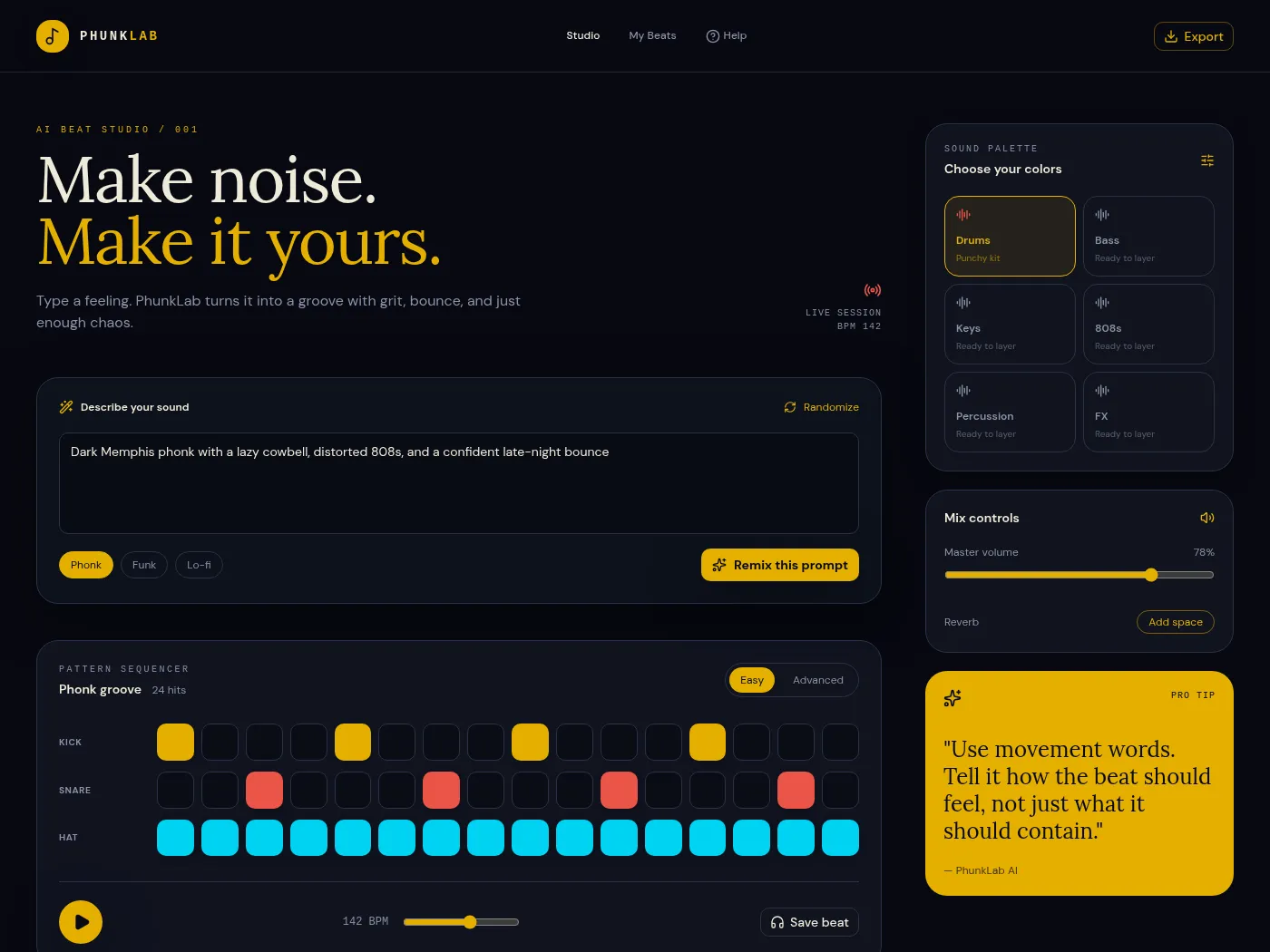 Phunk Beat Creator