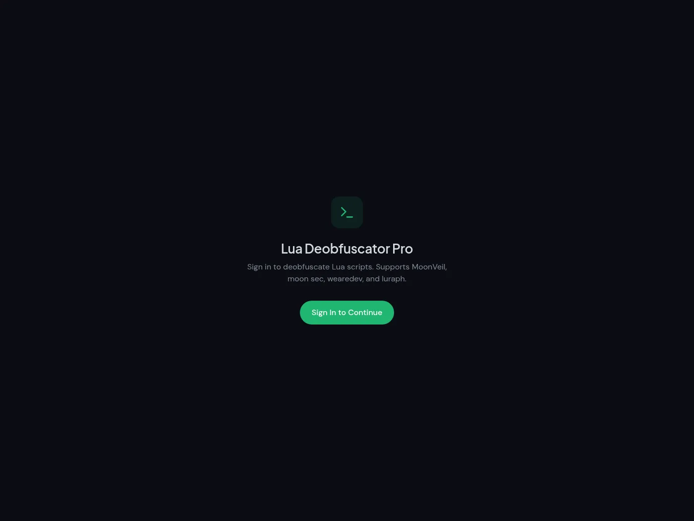 Lua Deobfuscator Pro