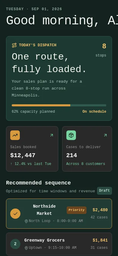 RouteOpti Trucks App