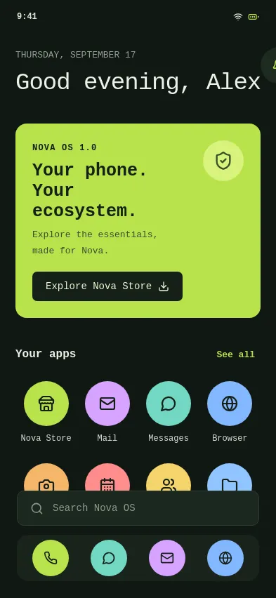 Nova OS Essentials