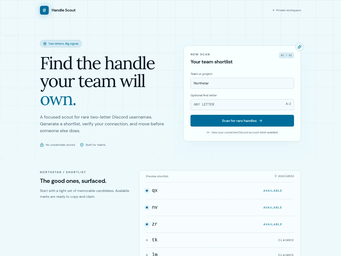 Discord Handle Finder